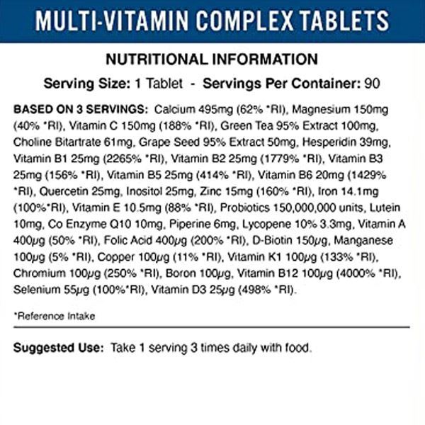 Applied Nutrition Multi Vitamin Complex - Syner Nutrition